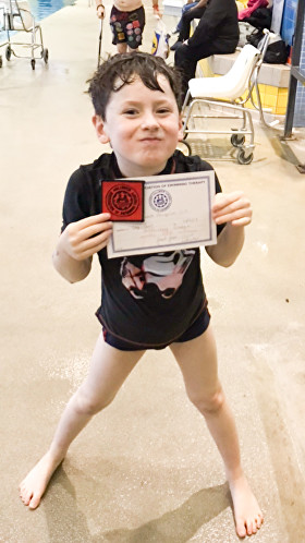 Congratulations, Toby! – Halliwick Penguins Swimming Club
